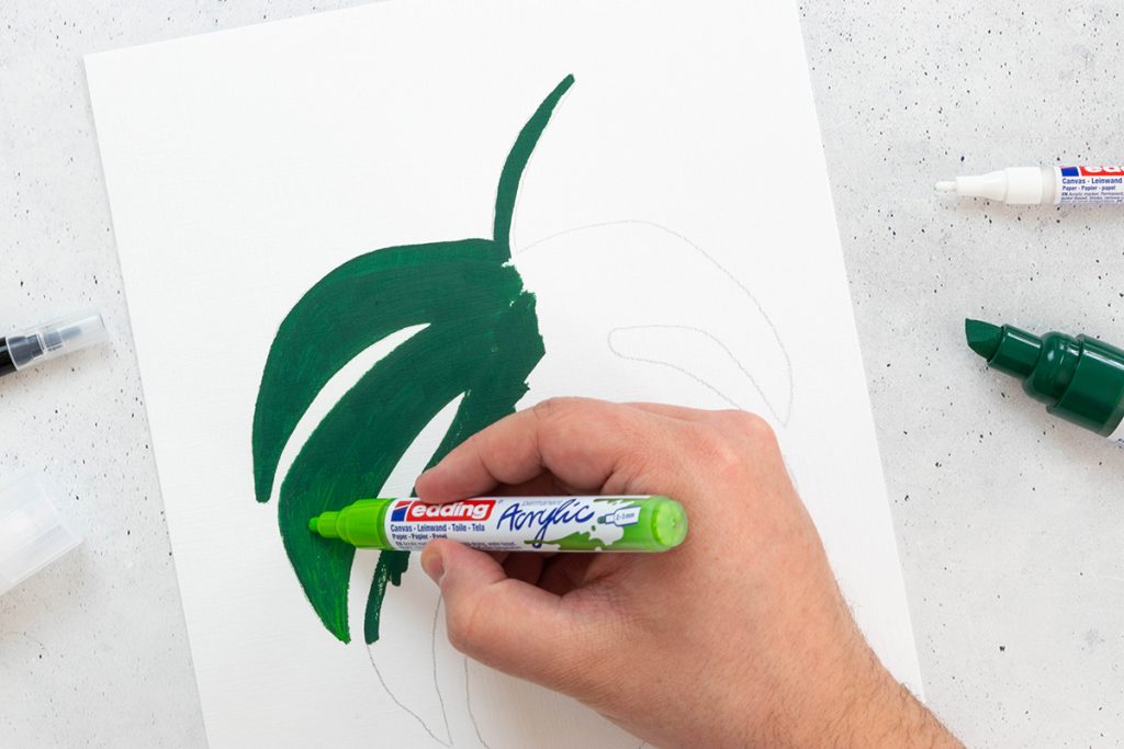 Acryl malen einfach gemacht: Florale Poster gestalten