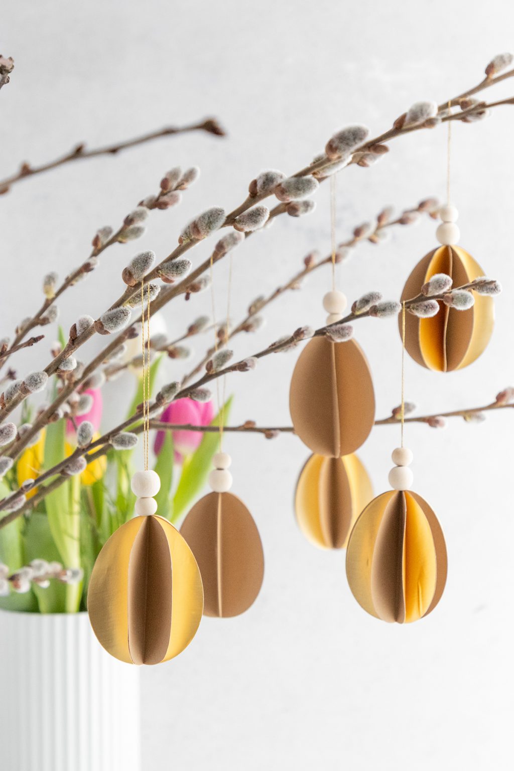 DIY Einfache Ostereier aus Papier basteln