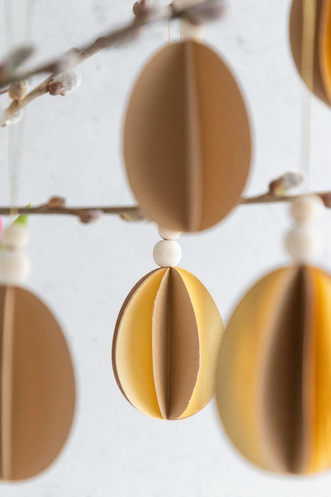 DIY Einfache Ostereier aus Papier basteln