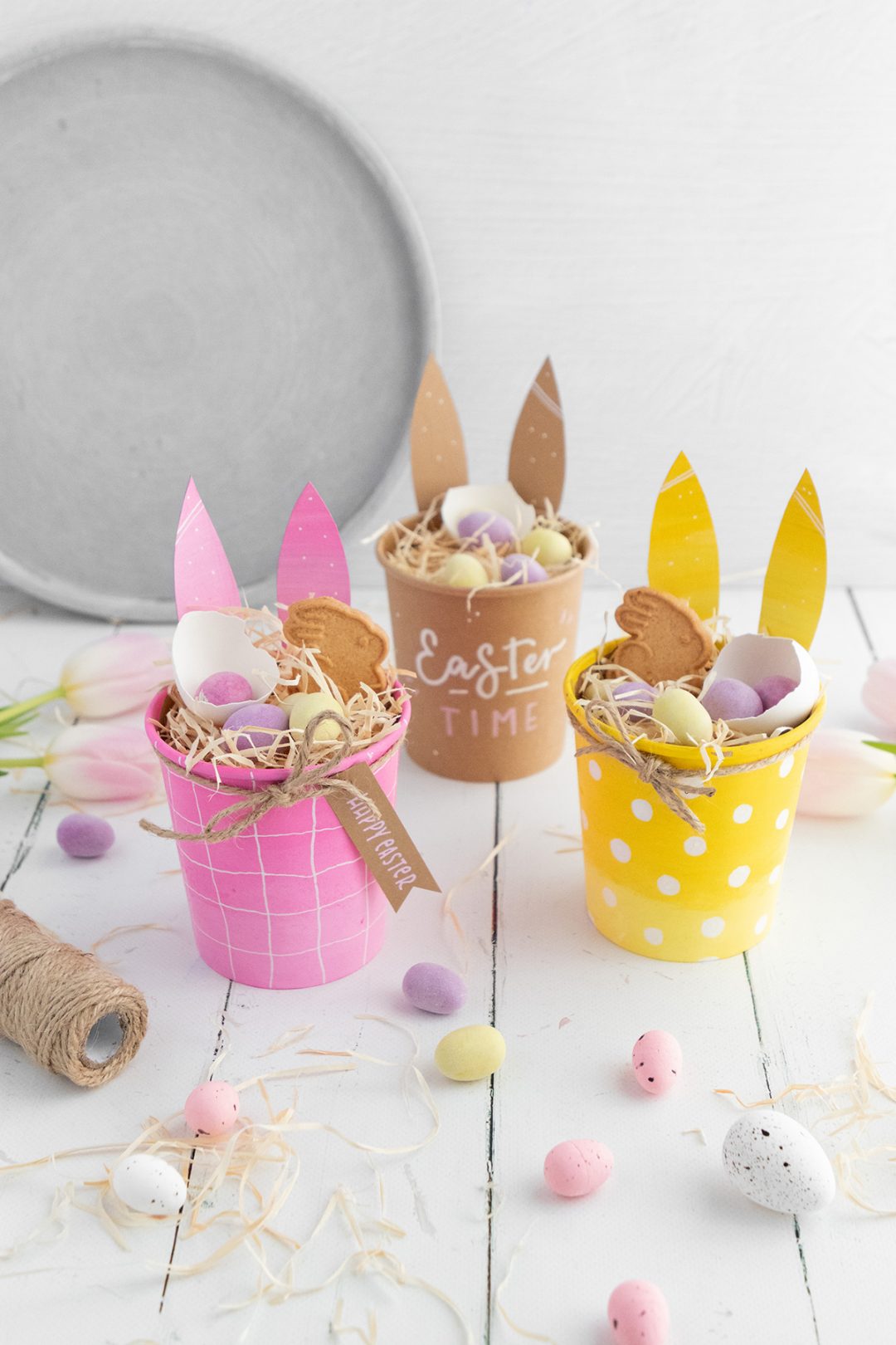 DIY Osternest aus Pappbecher basteln – einfach & schnell!