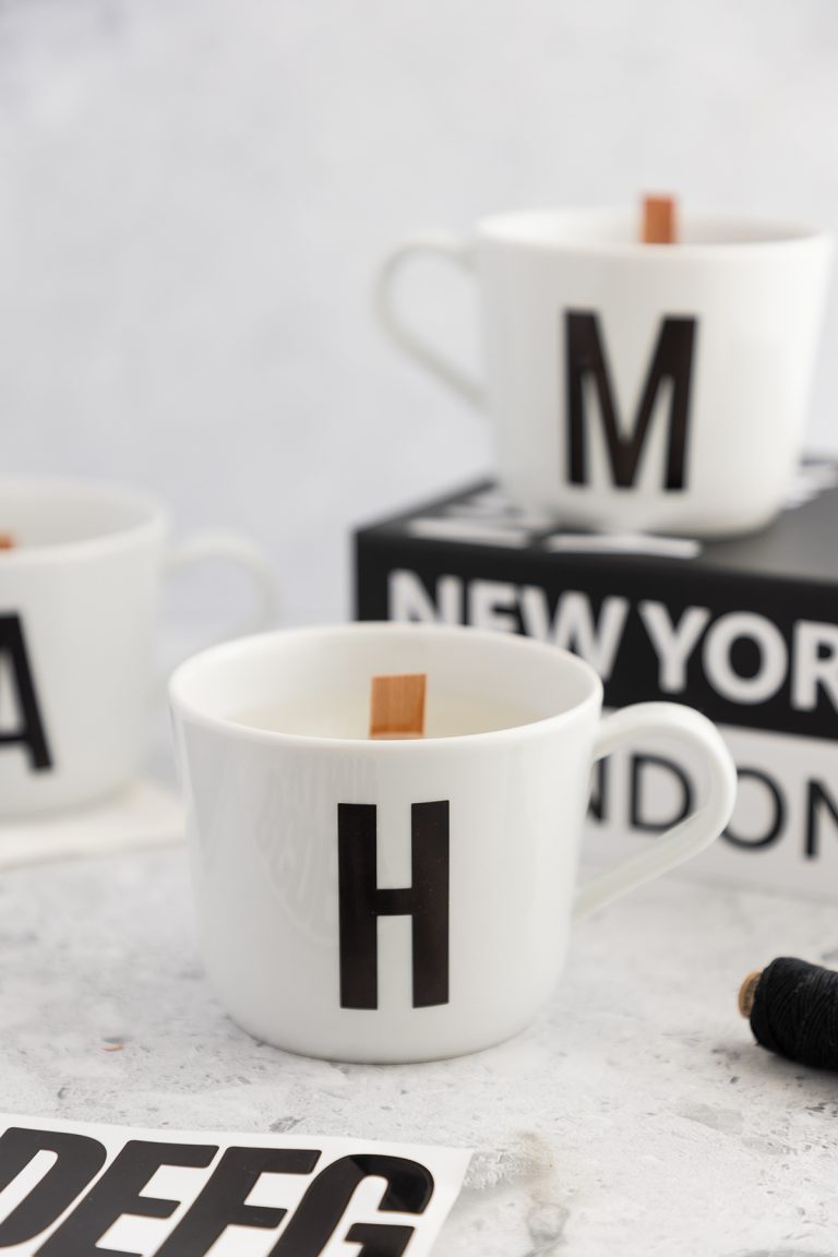 Stilvolle Geschenkidee: DIY Kerzen in Tassen basteln